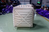 China Custom Inflatable Paintall Bunkers ACME Wooden Crate Prop for Simulation Gun Battle Game for sale