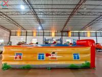 China Commercial Fire Safety Themed Inflatable Fire Escape Maze for Kids Educational Events for sale