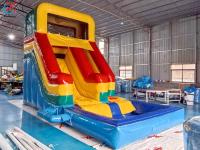 China Commercial Grade Inflatable Water Slide with Pool for Kids & Adults Events for sale