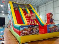 China Commercial PAW Patrol Inflatable Dry Double Slide for Outdoor Events for sale
