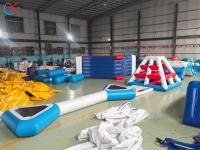 China Inflatable Water Park Obstacle Set with Slide Climbing Tower & Wall for Lake Use for sale