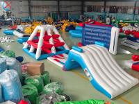 China Inflatable Water Park Obstacle Set with Slide Climbing Tower & Wall for Lake Use for sale