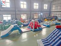 China Inflatable Water Park Obstacle Set with Slide Climbing Tower & Wall for Lake Use for sale