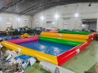 China ODM/OEM Colorful PVC Inflatable Water Pool Large Outdoor Swimming Pool for sale