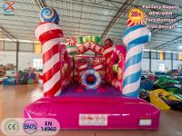China Manufacturer Inflatable Candy Bouncy House Inflatable Jumping House For Kids for sale