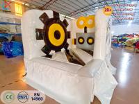 China Commercial Robot Themed Inflatable Bounce House Jumping Castle for Kids Party for sale