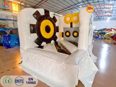 China Commercial Robot Themed Inflatable Bounce House Jumping Castle for Kids Party for sale