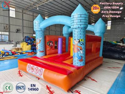 China High Quality Castle Themed Mickey Inflatable Bounce House for Kids Parties for sale