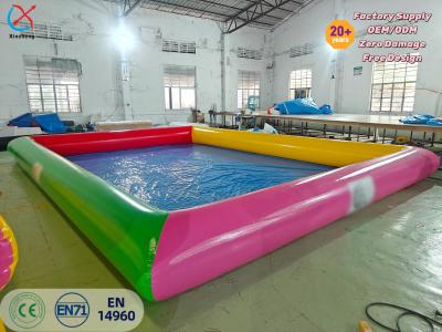 China ODM/OEM Colorful PVC Inflatable Water Pool Large Outdoor Swimming Pool for sale