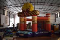 China Small Size 0.55mm PVC Tarpaulin Inflatable Jump House / Kids Jumping Castle for sale