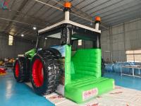 China Commercial Custom Tractor Shaped Inflatable Bounce House Farm Themed for Kids for sale