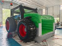 China Commercial Custom Tractor Shaped Inflatable Bounce House Farm Themed for Kids for sale