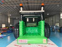 China Commercial Custom Tractor Shaped Inflatable Bounce House Farm Themed for Kids for sale