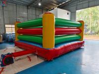 China Multicolor Inflatable Bouncy Castle Heavy-Duty PVC Commercial-Grade for Rentals for sale