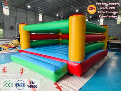 China Multicolor Inflatable Bouncy Castle Heavy-Duty PVC Commercial-Grade for Rentals for sale