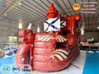 China Pirate Ship Inflatable Bounce House Kids Themed Bouncy Castle for Parties & Events for sale