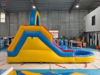 China Colorful Inflatable Water Slide with Pool Commercial Grade for Kids Parties & Summer Fun for sale
