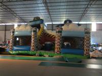 China Playground Equipment Inflatable Airplane Jumping House 8-18 Children Capacity for sale