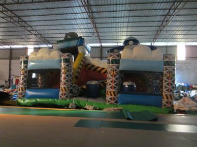 China Playground Equipment Inflatable Airplane Jumping House 8-18 Children Capacity for sale