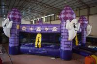 China Fun Inflatable Sports Games / Interesting Halloween Round Inflatable Mole Attack Games for sale