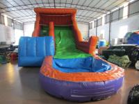 China Big Commercial Inflatable Wat With Pool 6-10 Children Capacity for sale