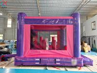 China Manufacturer PVC Inflatable Bounce House Pink Purple Commercial Jumping Castle Party Rental for sale
