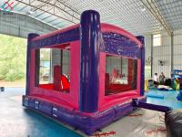 China Manufacturer PVC Inflatable Bounce House Pink Purple Commercial Jumping Castle Party Rental for sale