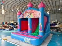China High Quality PVC Princess Inflatable Bounce House with Slide for Party Rental Business for sale