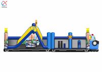 China High Quality Inflatable Obstacle Course Car Slide Obstacle For Outdoor Party Events for sale