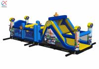 China High Quality Inflatable Obstacle Course Car Slide Obstacle For Outdoor Party Events for sale