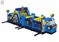 China High Quality Inflatable Obstacle Course Car Slide Obstacle For Outdoor Party Events for sale