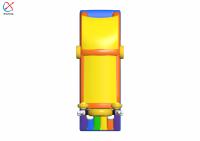 China Manufacturer Emoji Rainbow Inflatable Obstacle Course With Climbing Wall For Party Activities for sale
