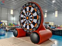 China PVC Giant Inflatable Dart Board Game Target Inflatable Foot Darts For Outdoor for sale