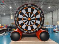 China PVC Giant Inflatable Dart Board Game Target Inflatable Foot Darts For Outdoor for sale