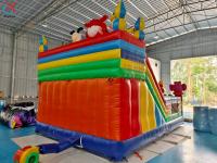 China Customized Cartoon Theme Inflatable Bounce House Slide Combo Jumping Castle For Rental Business for sale