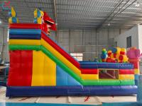 China Customized Cartoon Theme Inflatable Bounce House Slide Combo Jumping Castle For Rental Business for sale