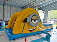 China Custom Single Lane Inflatable Dry Slide Cartoon Inflatable Slide For Kids Commercial Rental for sale