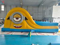 China Custom Single Lane Inflatable Dry Slide Cartoon Inflatable Slide For Kids Commercial Rental for sale