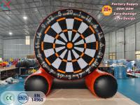 China PVC Giant Inflatable Dart Board Game Target Inflatable Foot Darts For Outdoor for sale