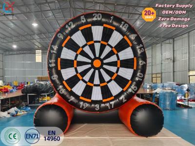China PVC Giant Inflatable Dart Board Game Target Inflatable Foot Darts For Outdoor for sale