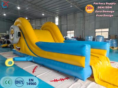 China Custom Single Lane Inflatable Dry Slide Cartoon Inflatable Slide For Kids Commercial Rental for sale