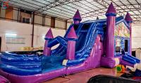 China Commercial PVC Inflatable Dry/Water Slide Double Use For Summer Outdoor Adults Kids for sale