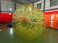 China Custom Inflatable Zorb Ball Transparent PVC Human Hamster Ball For Outdoor Adults for sale