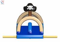 China Custom Pirate Theme Inflatable Water Slide Commercial PVC Inflatable Castle Party for sale