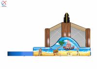 China Custom Pirate Theme Inflatable Water Slide Commercial PVC Inflatable Castle Party for sale