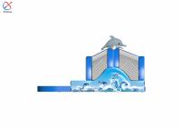 China Dolphin Ocean Theme Inflatable Water Slide Commercial PVC Inflatable Castle Inflatable Kids Water Play for sale