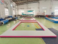 China Commercial Inflatable Floating Ocean Pool Frame Inflatable Water Enclosure Open Water Inflatable Swimming Pool For Yacht Sea for sale