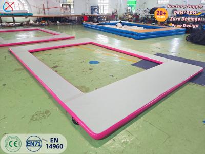 China Commercial Inflatable Floating Ocean Pool Frame Inflatable Water Enclosure Open Water Inflatable Swimming Pool For Yacht Sea for sale