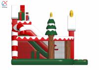 China Good Quality Christmas Gingerbread House Themed Inflatable Commercial Bounce Combo for sale