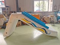 China Commercial Inflatable Water Slide Floating Inflatable Yacht Slide For Boat Yacht Pool for sale